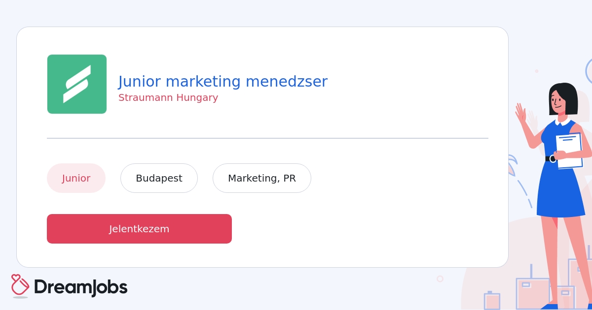 Junior marketing menedzser @ Straumann Hungary